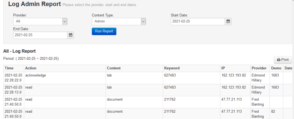 Security Log Report (Audit Log), Fax Status & OSCAR Status – The Oscar Galaxy