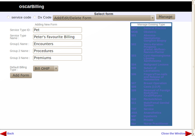 Billing Admin – The Oscar Galaxy