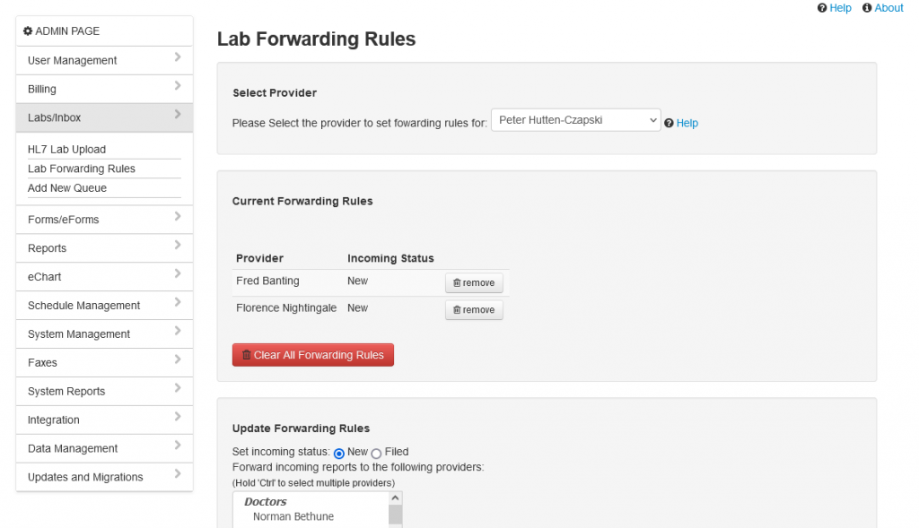 Lab Admin – The Oscar Galaxy