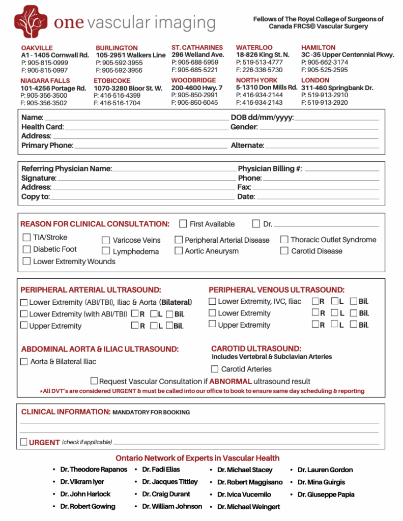 One Vascular Imaging referral eForm – The Oscar Galaxy