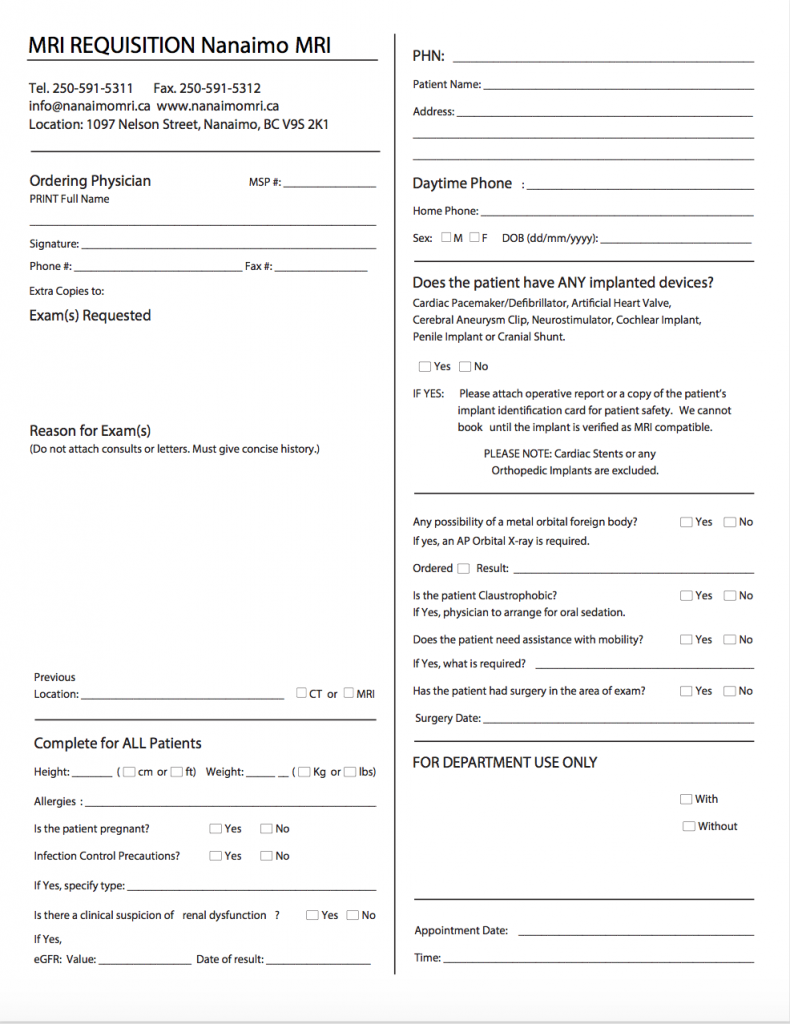 Nanaimo Private MRI – The Oscar Galaxy