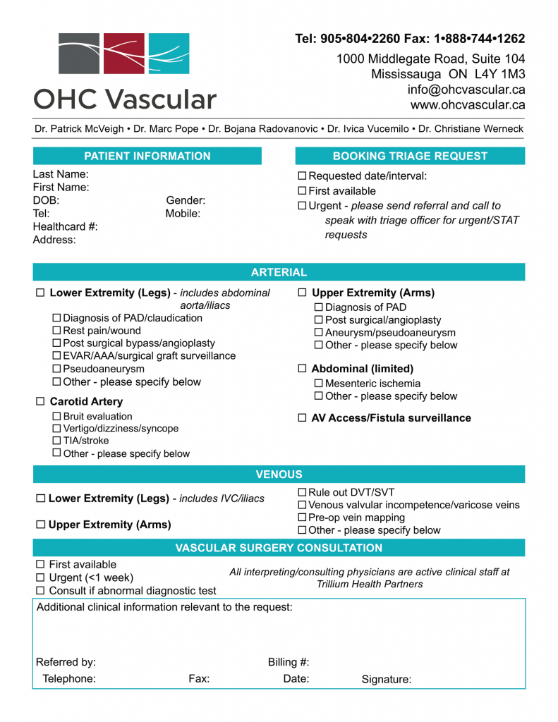 OHC Vascular Requisition – The Oscar Galaxy