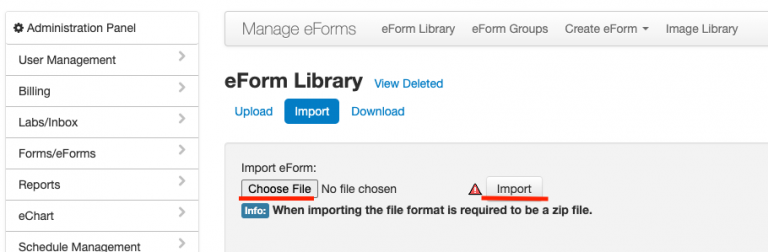How to Import eForms into OSCAR EMR – The Oscar Galaxy