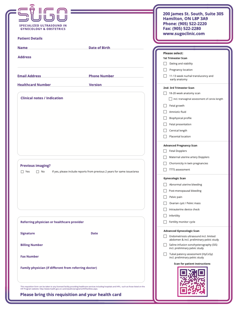 Specialized Ultrasound in Gynecology and Obstetrics (SUGO) – The Oscar ...