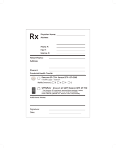 Dexcom G7 Prescription Form – The Oscar Galaxy