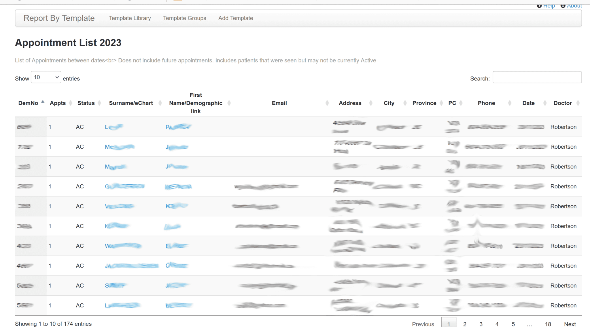 Appointment List RBT – The Oscar Galaxy