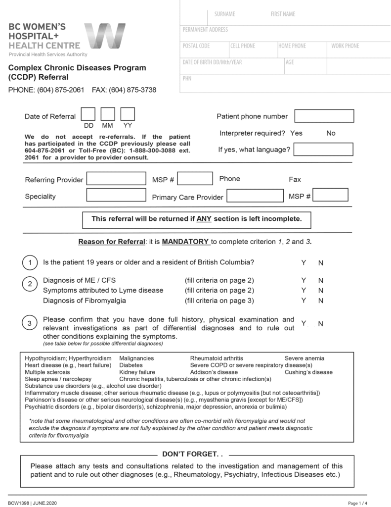 BCWH Complex Chronic Disease Program – The Oscar Galaxy