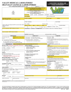 Valley Medical Laboratory (VML) Requisition – The Oscar Galaxy