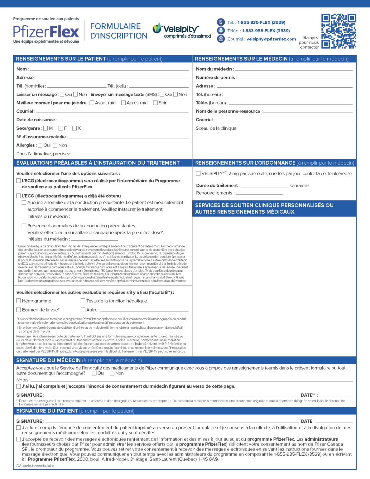 Velsipity (etrasimod) PSP FR Formulaire d’inscription 2024 – The Oscar ...