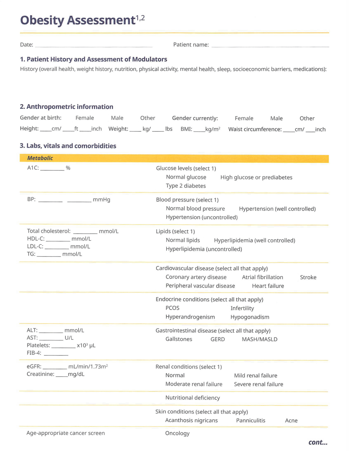 Obesity Assessment 2024 – The Oscar Galaxy